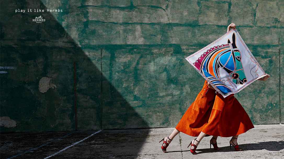Hermès Thinks Outside The Box In Colorful Campaign